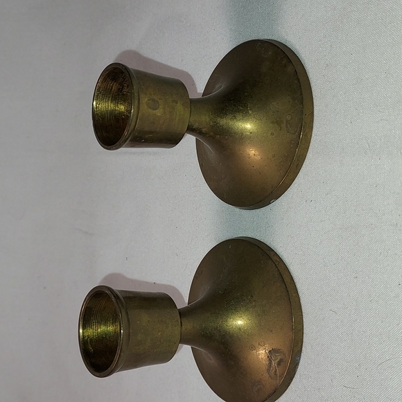 Vintage Brass Candle Holders | Accents | Vintage Solid Brass Candle ...